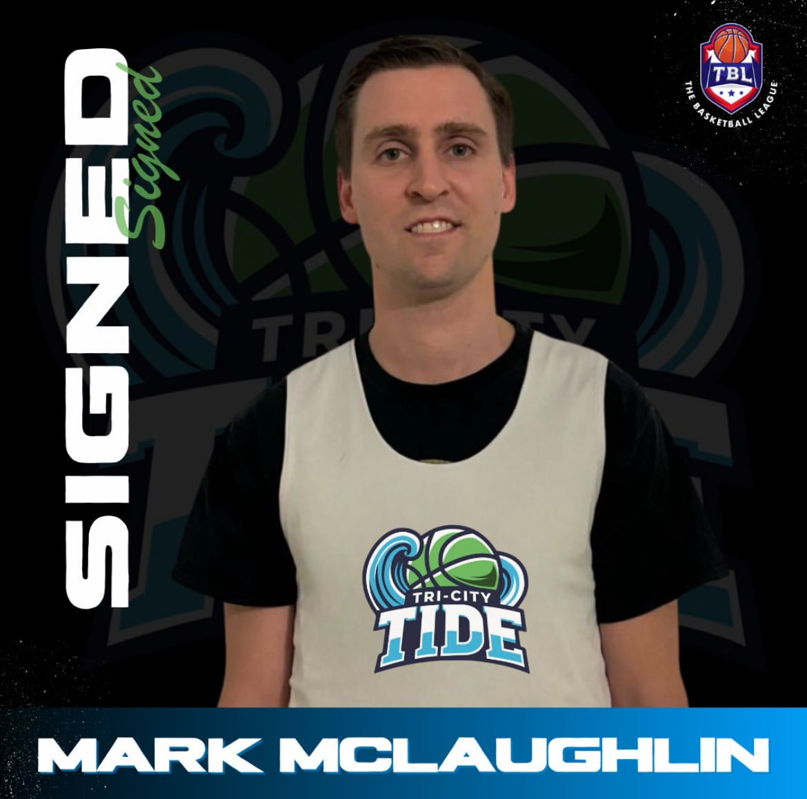 AUS Rookie of the Year In Mark McLaughlin Joins The Tide! – Tri-City Tide